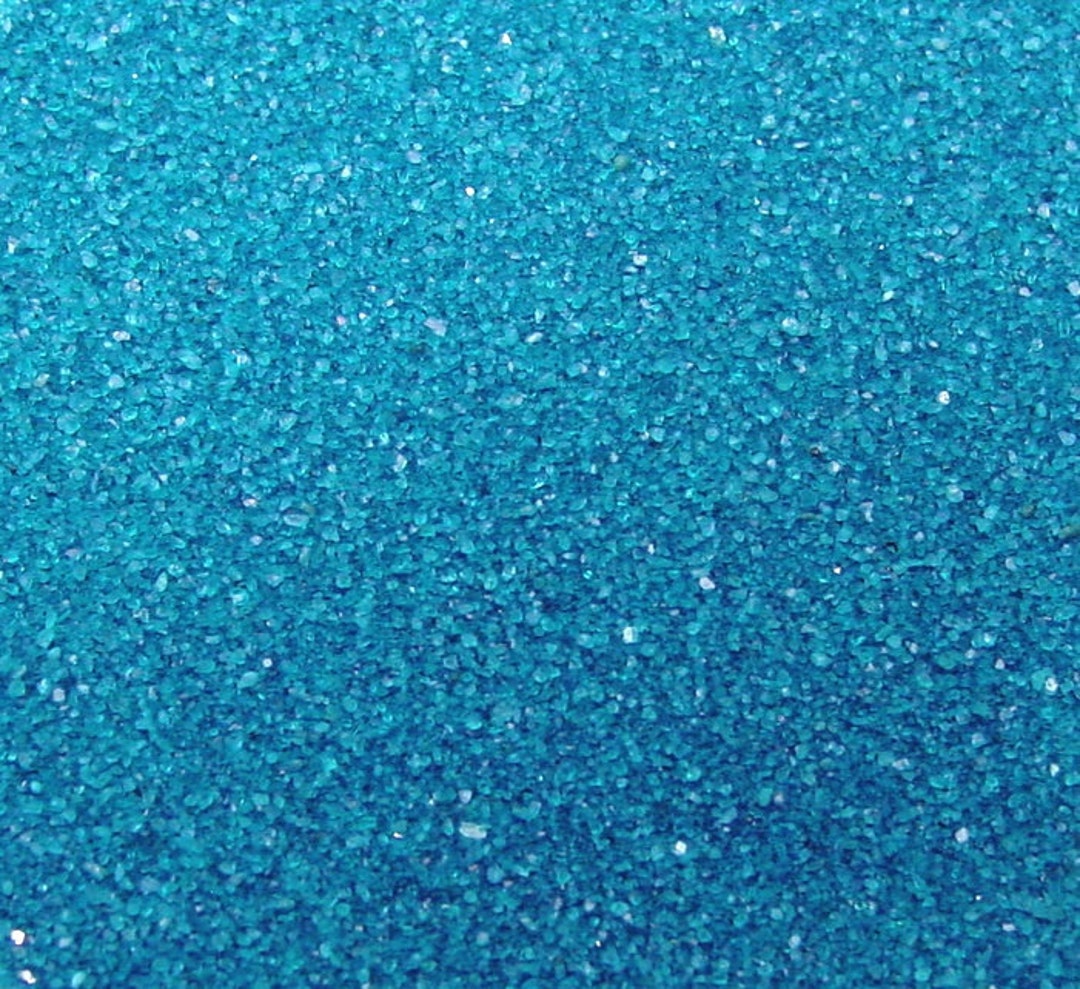 Teal Colored Sand ~ 12oz (1 Cup Vol.) Teal Unity Sand ~ Teal Wedding ...