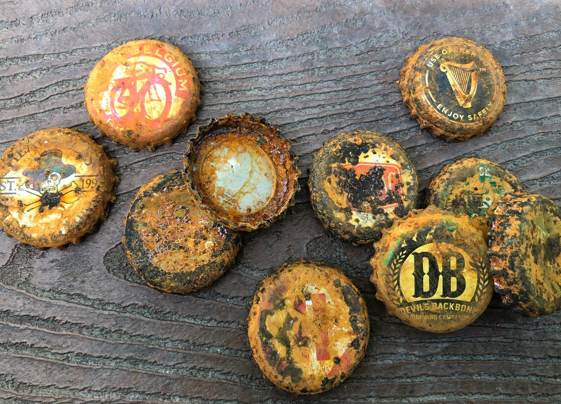 Extra Rusty Bottle Caps Post Apocalyptic Supply Wasteland | Etsy
