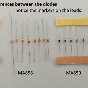 King of Tone Diodes Set / Klon Centaur Germanium Clipping Diodes (MA856 ...