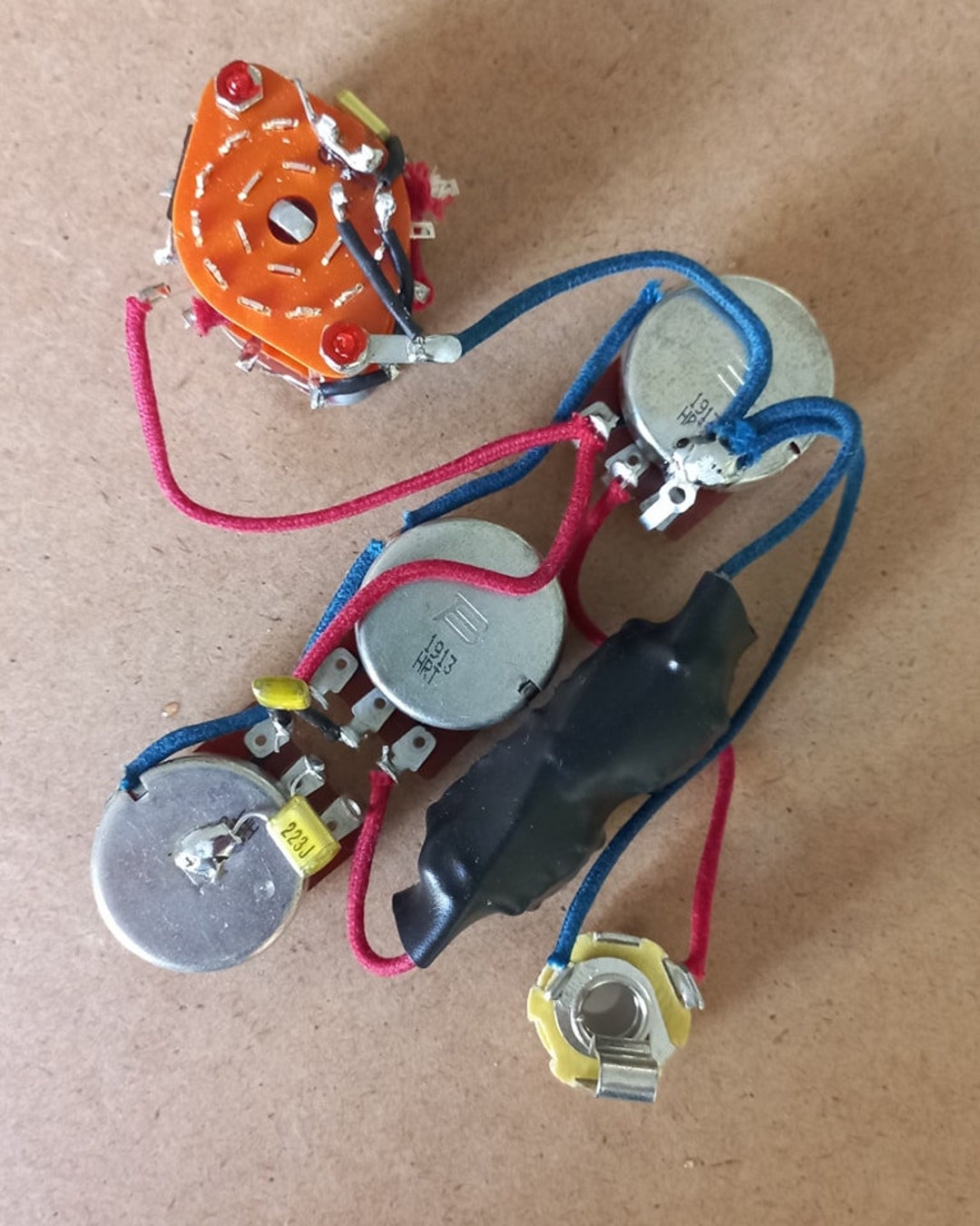 Gibson L6-S Drop in Replacement Wiring. Handwired L6S - Etsy