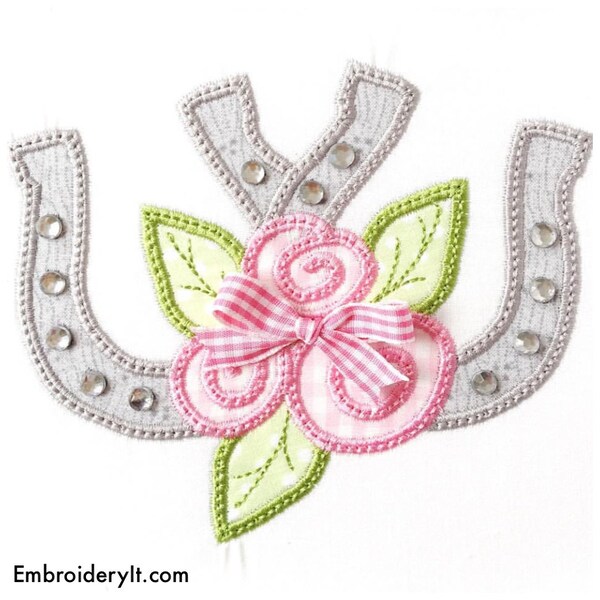 Horseshoe Embroidery - Etsy