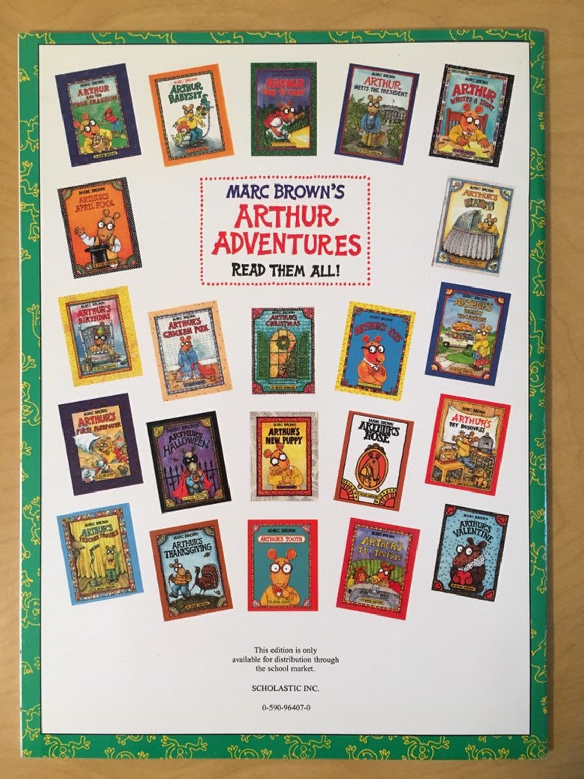 ARTHUR Goes To CAMP Marc Brown Book 1982 Arthur Adventure | Etsy