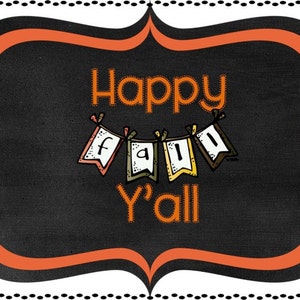 Fall Printable Decor DIY INSTANT Download - Etsy