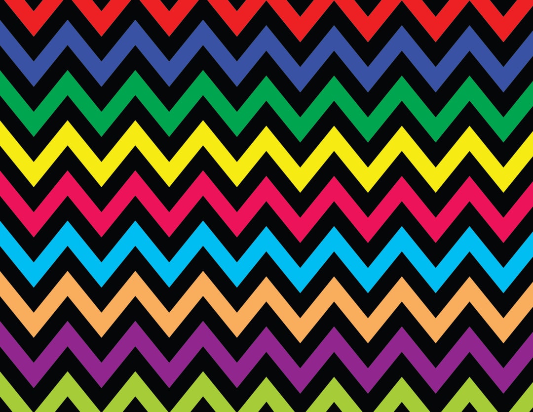 Colorful Chevron Digital Papers for Personal & Commercial Use - Etsy