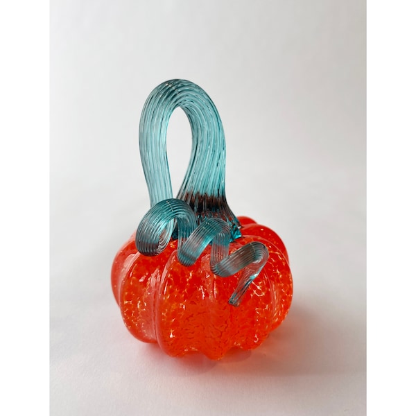 Mini Glass Pumpkin - Etsy