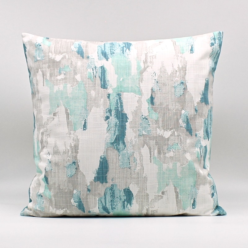 Aqua Throw Pillow - Etsy