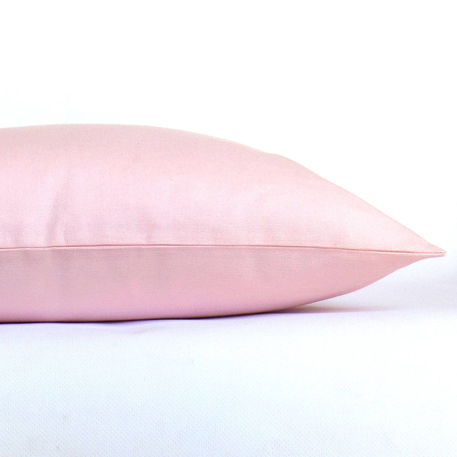 Pink Pillow Cover Pink Throw Pillow Cover Solid Pink Pillow - Etsy