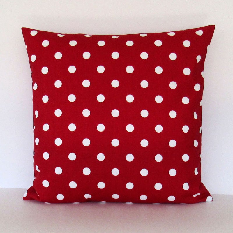 Red White Polka Dots - Etsy