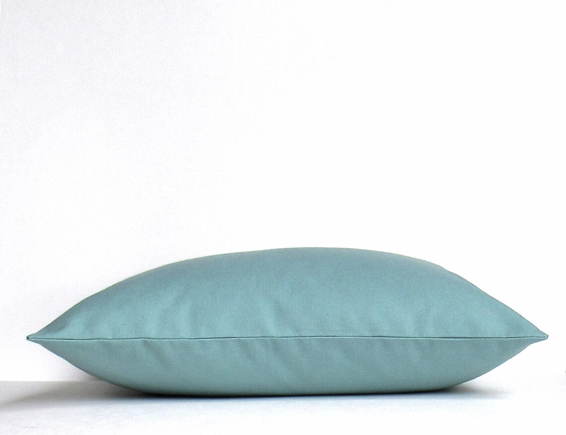 Aqua Throw Pillow Cover Seafoam Pillow Cover Aqua Accent - Etsy
