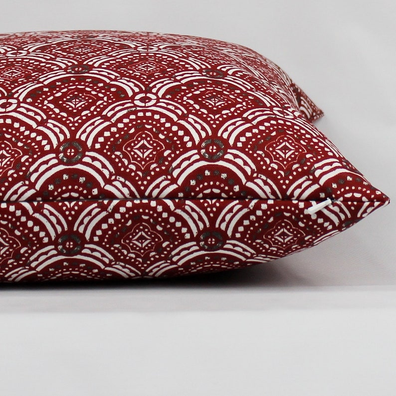 Red Outdoor Pillow Cover Burgundy Outdoor Pillow Red - Etsy