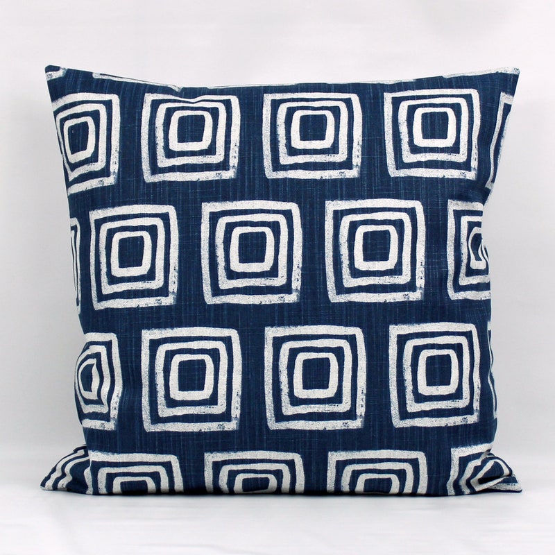 Navy Geometric - Etsy