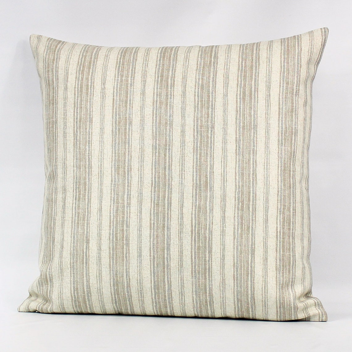 Brown Stripe Pillow Brown Throw Pillow Tan Pillow Brown - Etsy