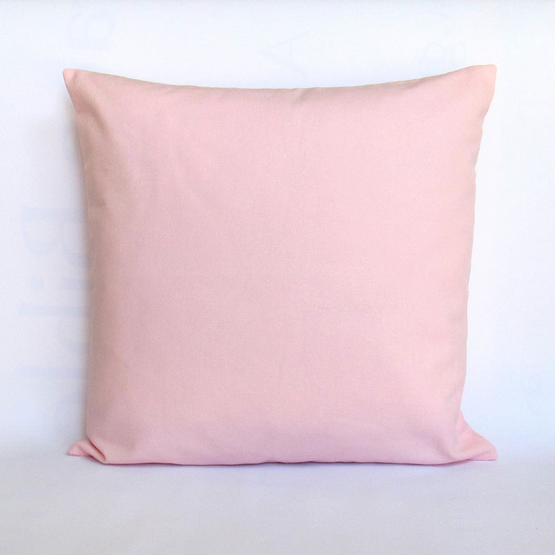 Pink Pillow Cover Pink Throw Pillow Cover Solid Pink Pillow - Etsy