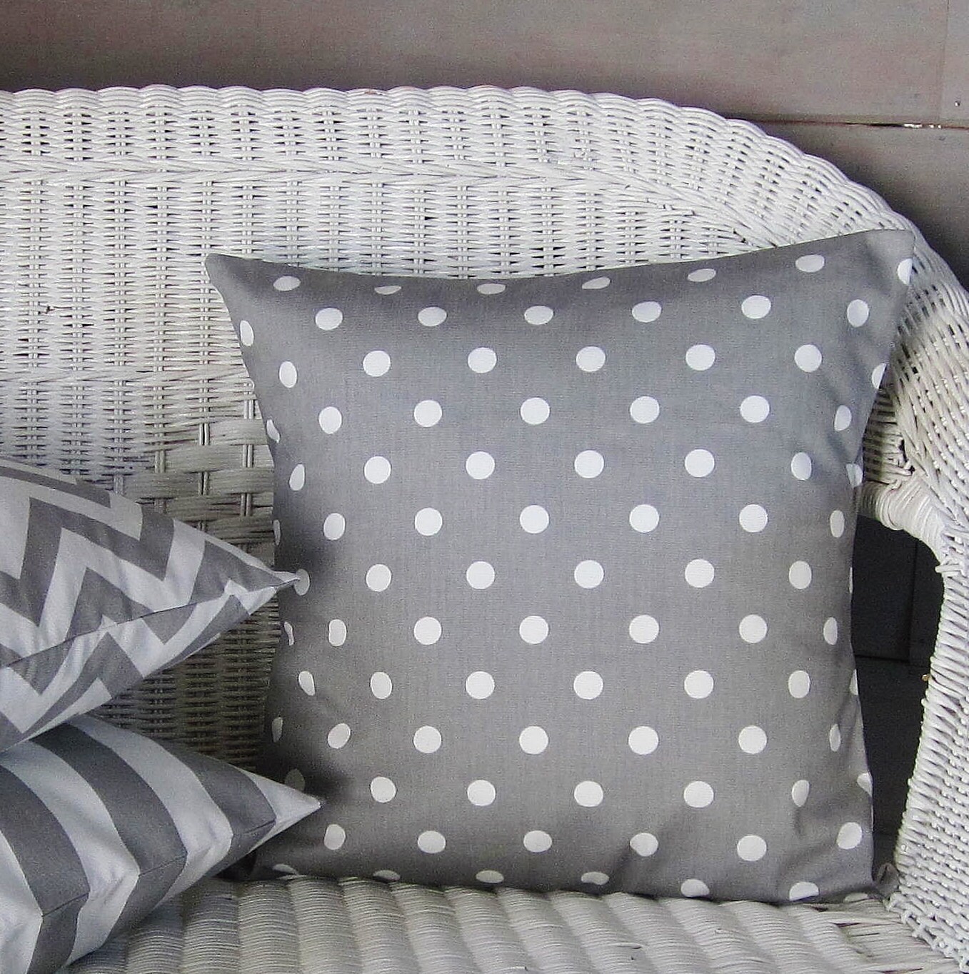 Gray Polka Dot Pillow Cover Decorative Throw Toss Accent Sofa - Etsy