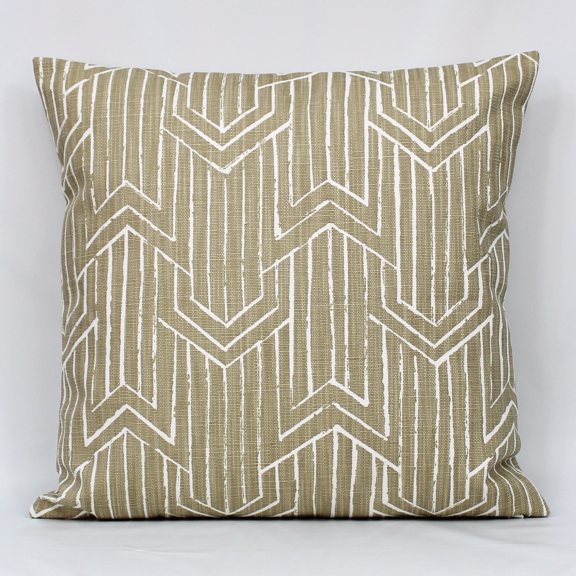 Brown Throw Pillow Cover Tan Geometric Pillow Cover Neutral | Etsy