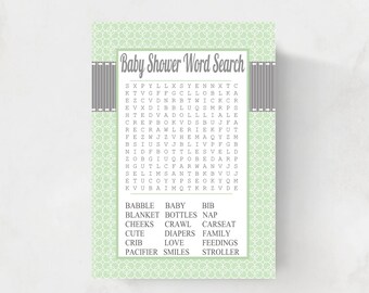 Mint Word Search - Etsy