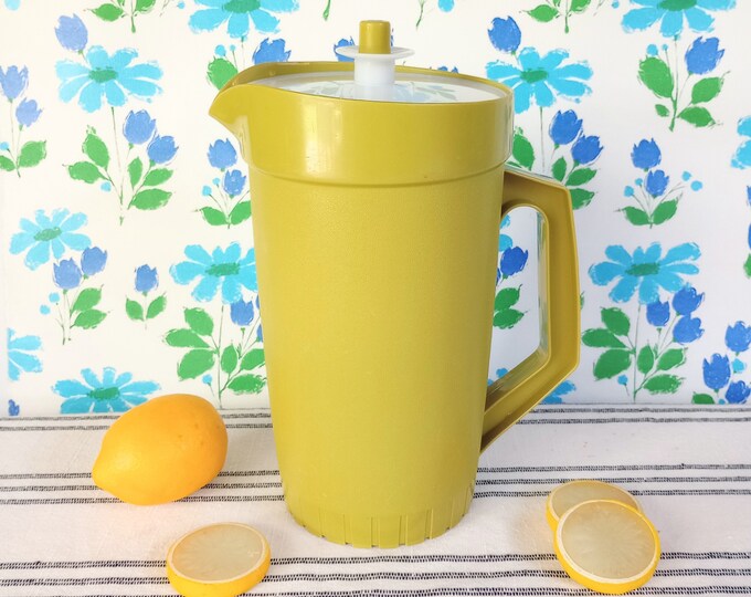 Tupperware Pitcher Juice Container, Replacement Push Button Tupper Ware ...