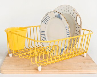 Yellow Dish Drainer - Etsy