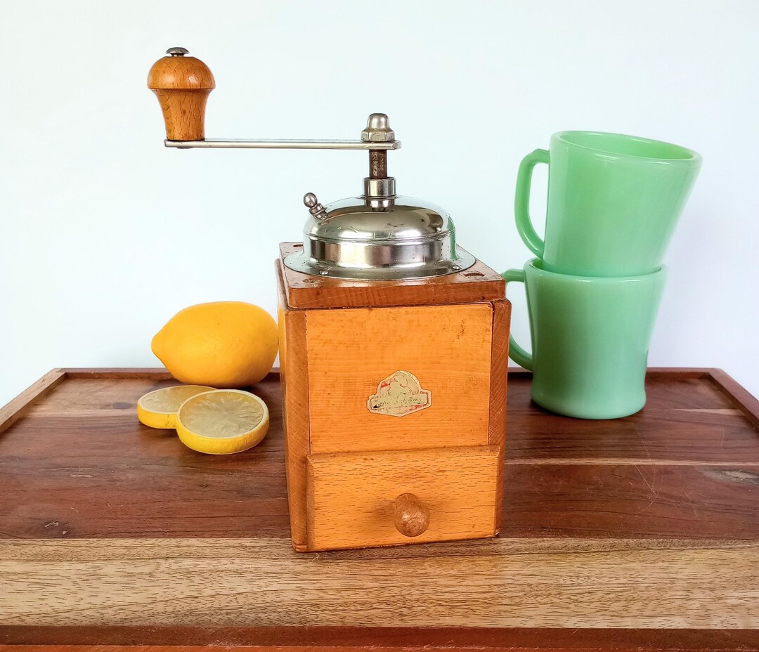 Coffee Grinder Hand Crank Mill, Zassenhaus Germany, Vintage Barista ...