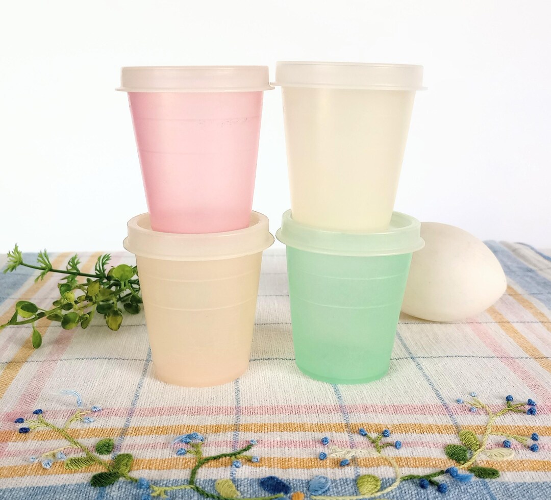 Tupperware Mini Containers Sauce Cups Storage Containers, Pastel ...