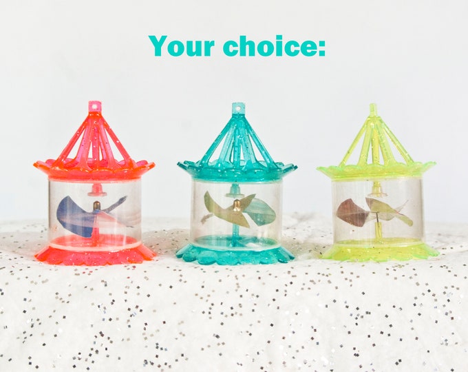Twinkler Bird Cage Spinner Ornament Birdcage Heat Propeller, Pink ...