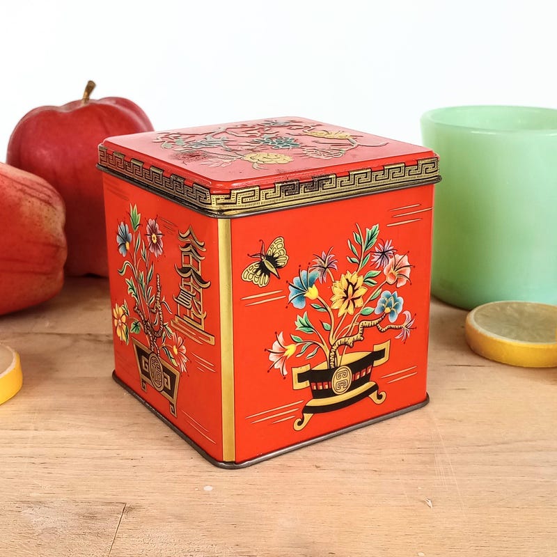 Vintage Tea Tins - Etsy
