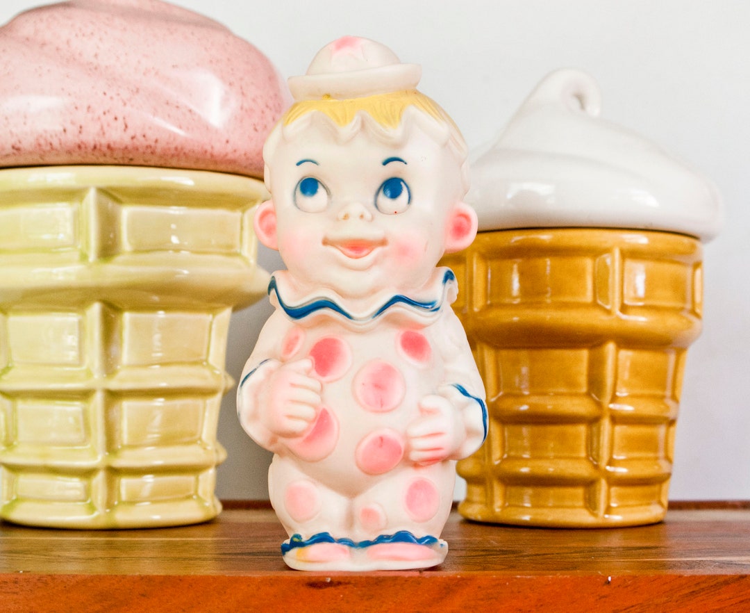 Vintage Squeak Toy Boy Squeaky Doll, Star MFG Co Pink Polka Dot - Etsy