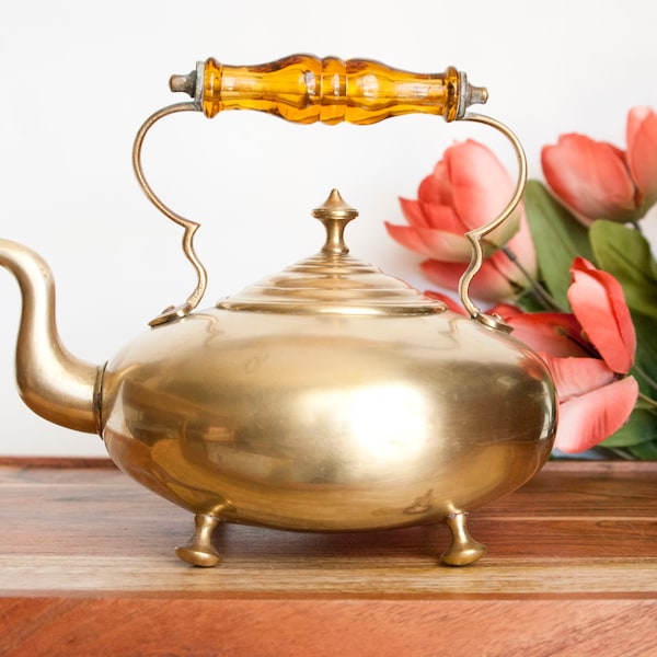 Brass Teapot - Etsy