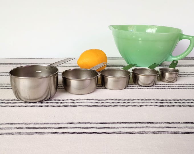 Foley Measuring Cups, Stainless Steel Nesting Set of 5 Baking Supply - Etsy