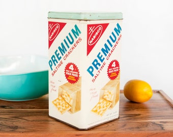 Premium Saltine Cracker Tin Container Vintage Packaging Metal - Etsy