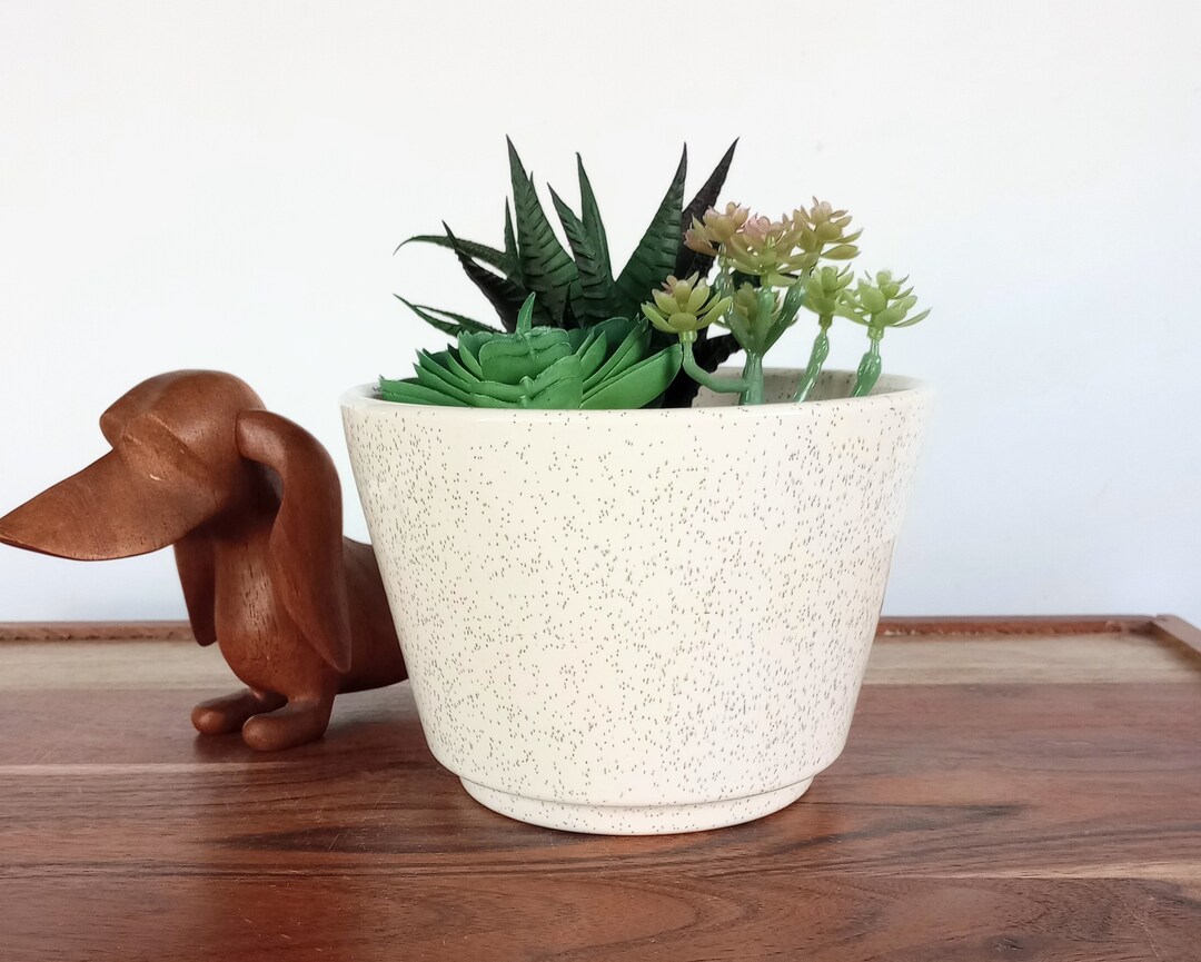 Bauer Planter Speckle California Pottery Flower Pot, Monterey Moderne ...