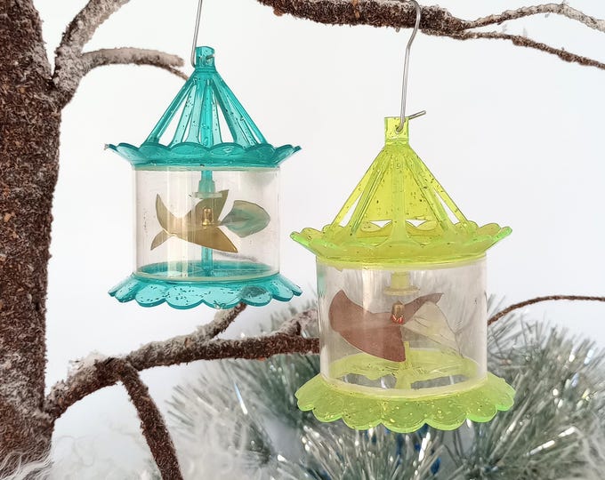 Twinkler Bird Cage Spinner Ornament Birdcage Heat Propeller - Etsy