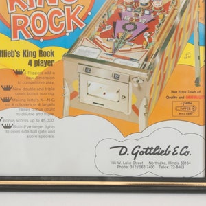 Pinball Machine Arcade Flyer, Man Cave Ad Vintage Advertisement, Joker ...