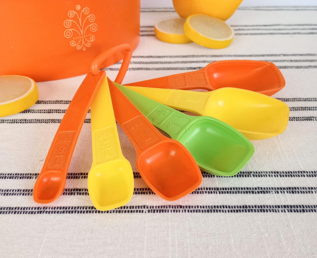 Tupperware Measuring Spoons, Replacement Tupper Ware Harvest - Etsy