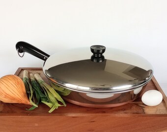 Vintage Revere Ware 10 Frying Pan - Etsy