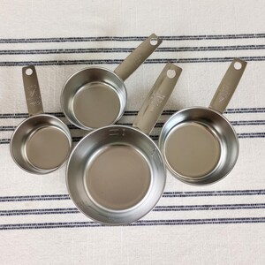 Foley Measuring Cups, Stainless Steel Nesting Set of 4 Baking Supply - Etsy