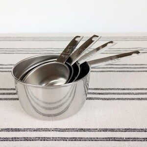 Foley Measuring Cups, Stainless Steel Nesting Set of 4 Baking Supply - Etsy