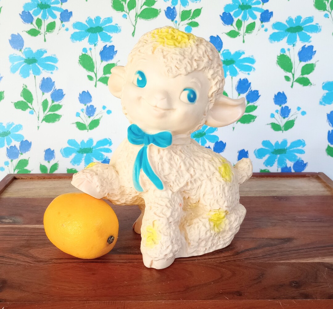 Vintage Rubber Squeak Toy Lamb Sheep Ashland Cute Vintage Squeaky - Etsy