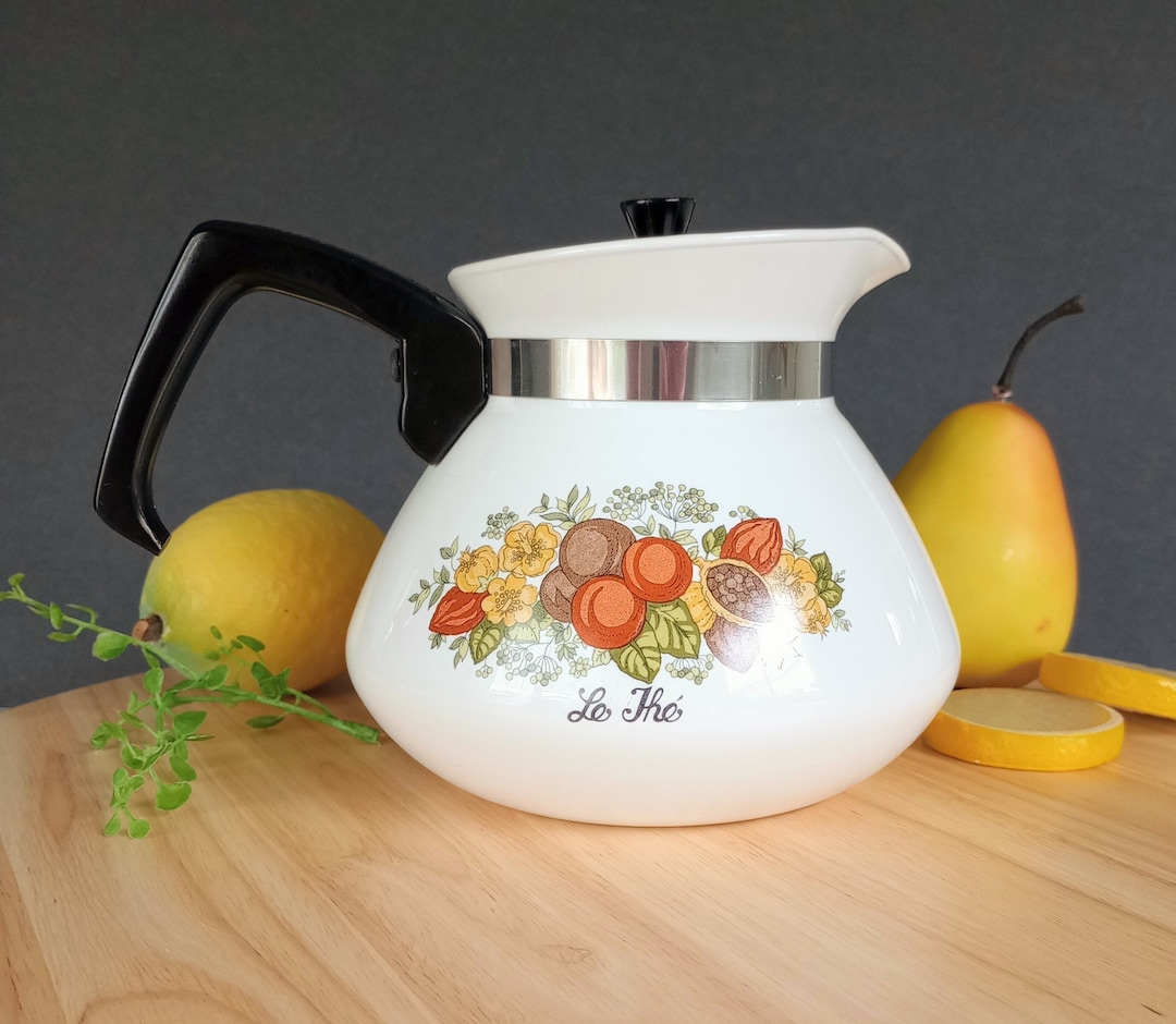 Corning Ware Teapot Spice of Life Stovetop Kettle, Corningware ...