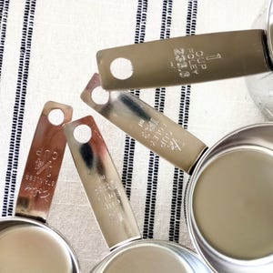 Foley Measuring Cups, Stainless Steel Nesting Set of 4 Baking Supply - Etsy