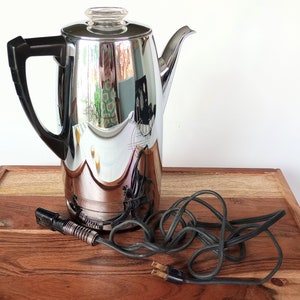 Sunbeam Percolator Electric Coffee Pot, 10 Cup Model 10 AP, Working ...
