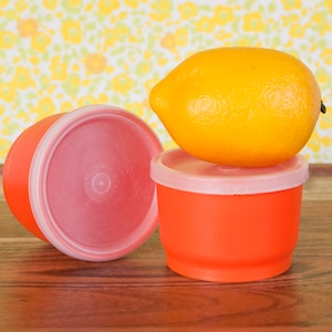 Tupperware Snack Cups Travel Size Sauce Storage Containers With Lids ...