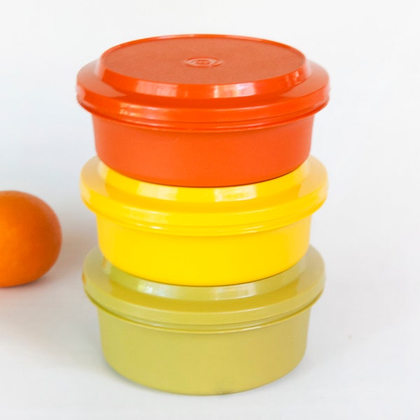 Tupperware Round Storage Containers - Etsy
