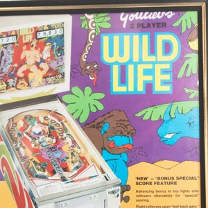 Pinball Machine Arcade Flyer, Man Cave Ad Vintage Advertisement, Joker ...