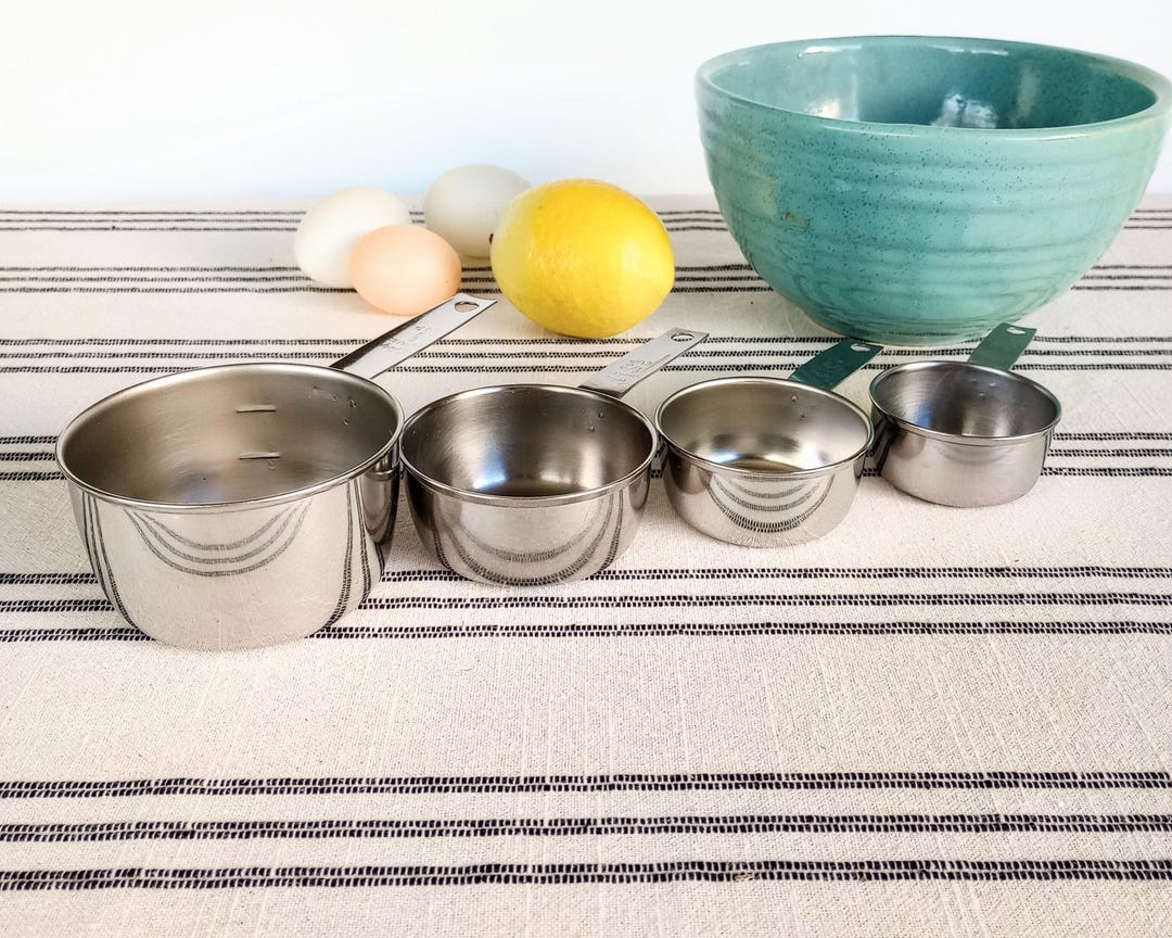 Foley Measuring Cups, Stainless Steel Nesting Set of 5 Baking Supply - Etsy
