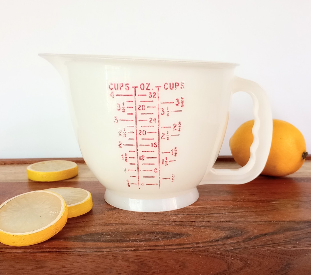 Tupperware Measuring Cup Pour Spout Batter Bowl, Mix N Stor 4 Cup - Etsy