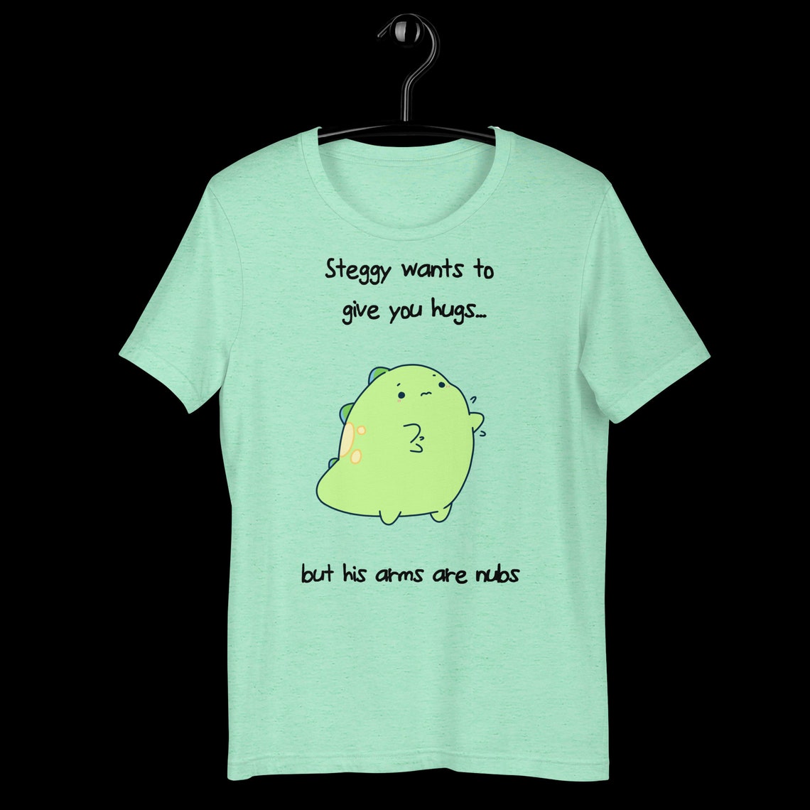 Funny Stegosaurus T-shirt • 'steggy Wants Hugs' Graphic Tee - Etsy