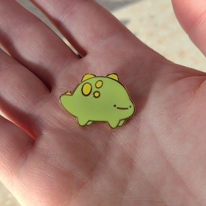 Cute Baby Kawaii Dinosaur Enamel Pin, Steggy the Dino Stegosaurus ...