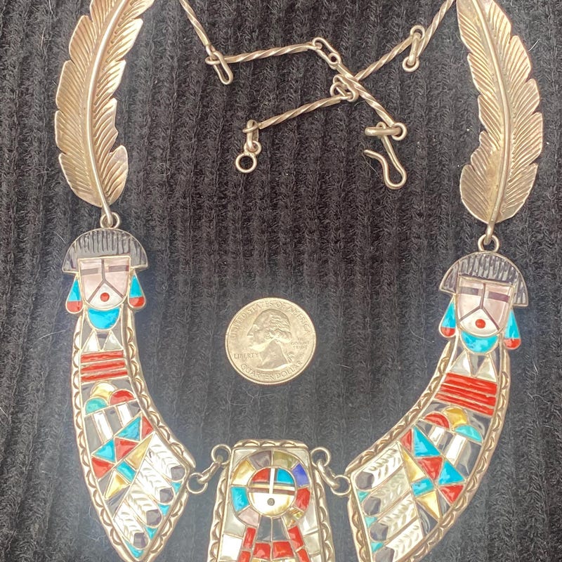Zuni Inlay Stone Jewelry - Etsy