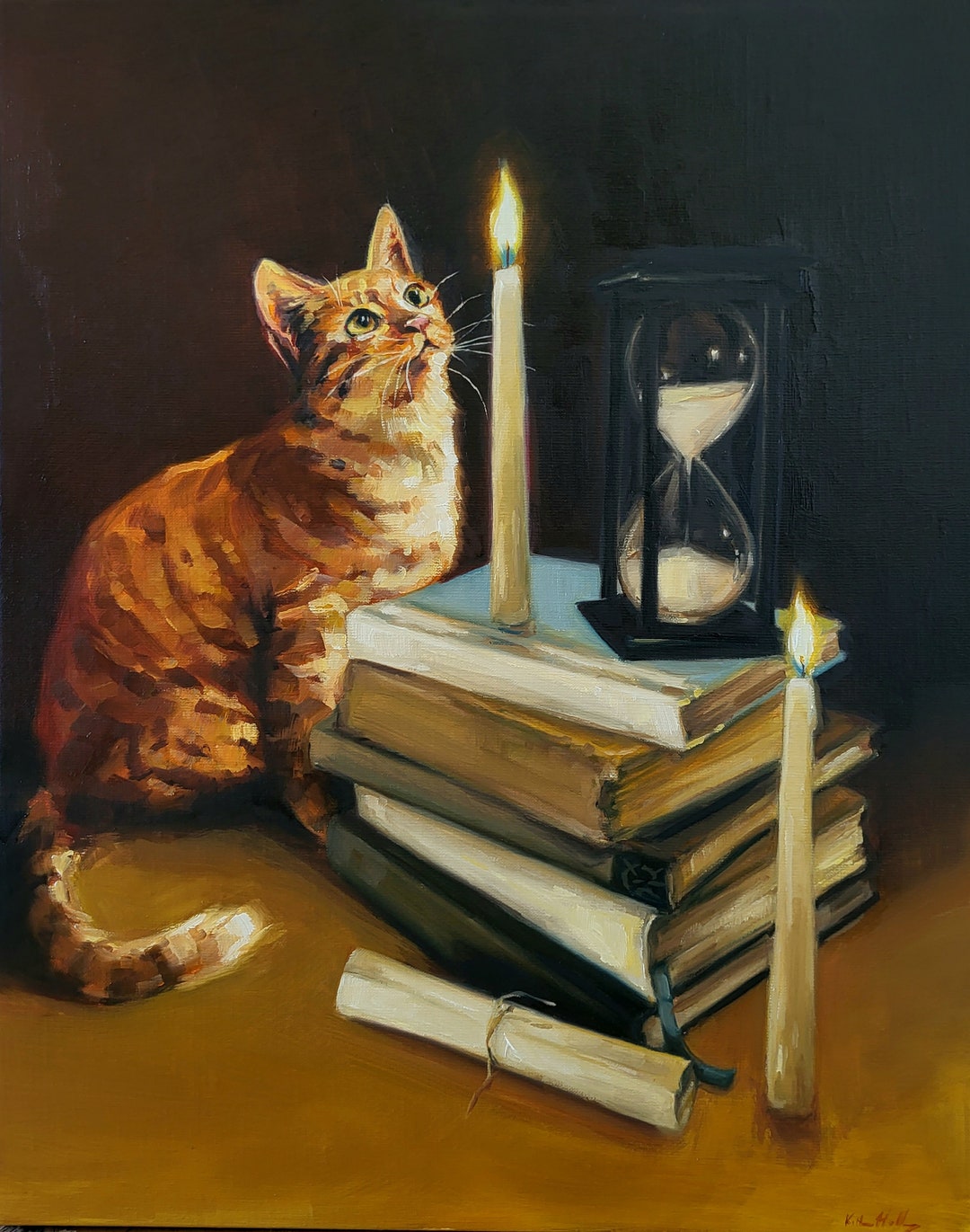 Critical Role Still Life Oil Painting, Caleb Widogast Character Study ...